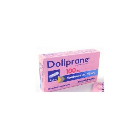 DOLIPRANE 100 mg Suppositoires